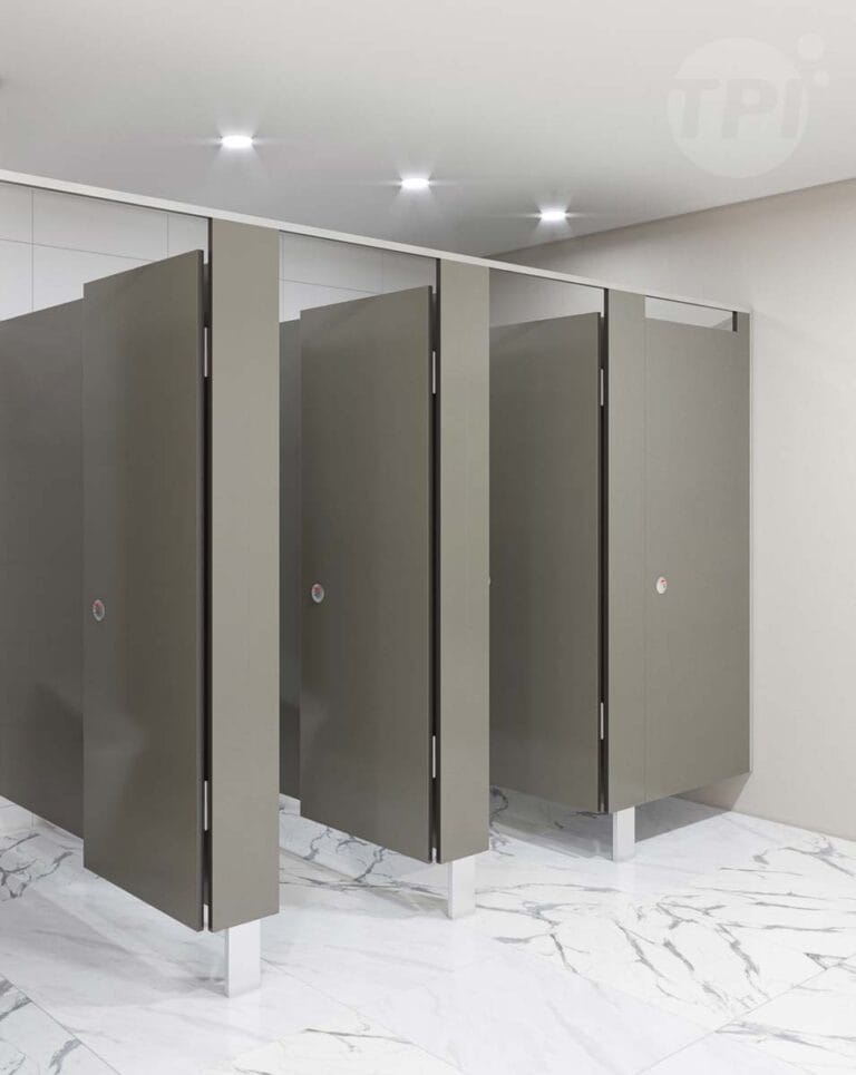 Cubicle - Floor Mounted Overhead Braced (FO) - Toilet Partition Industries