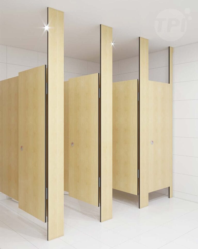 Cubicle - Floor Mounted Free Standing (FF) - Toilet Partition Industries