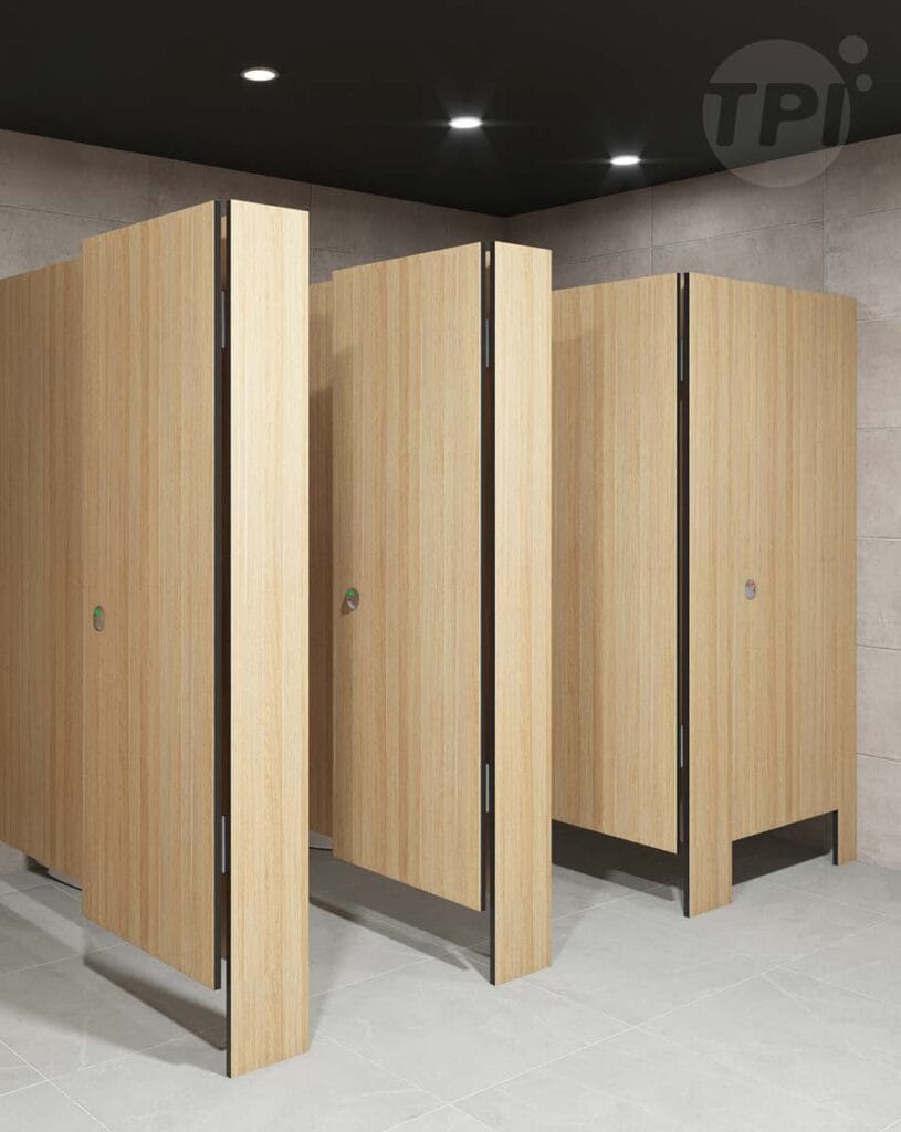 Cubicle - Floor Mounted Free Standing (FF) - Toilet Partition Industries
