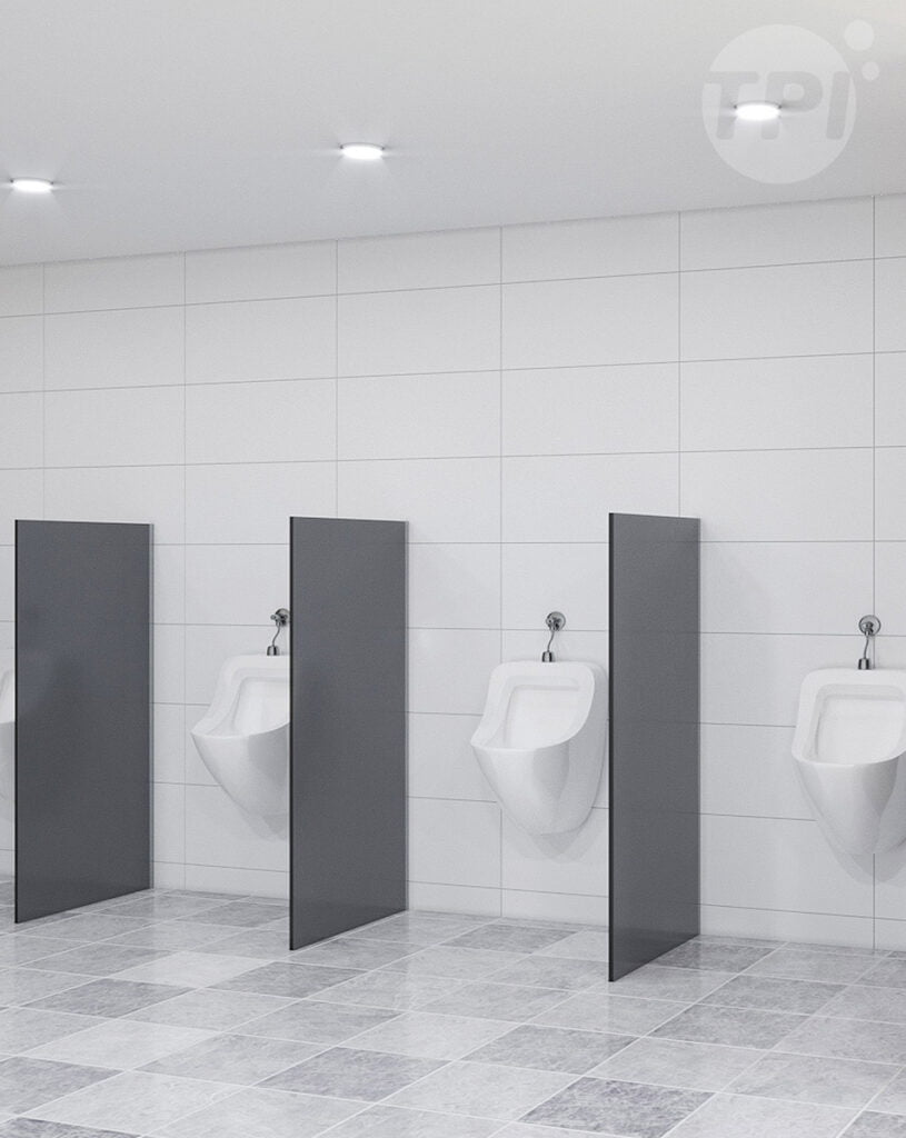 Urinal / Privacy Screen - Wall Mounted - Toilet Partition Industries