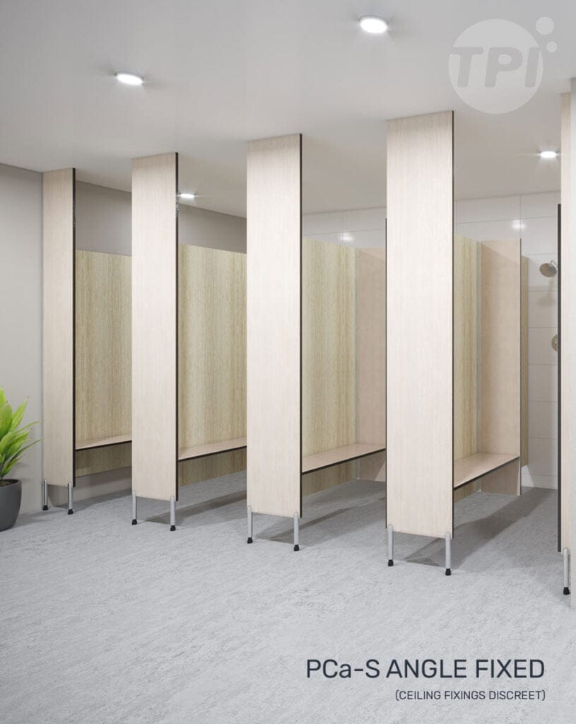 Shower - Pedestal Mounted Ceiling Fixed – (PC-S) - Toilet Partition ...