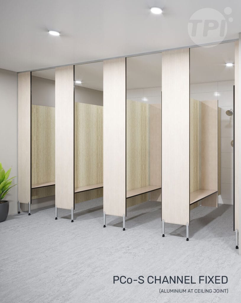 Shower - Pedestal Mounted Ceiling Fixed – (PC-S) - Toilet Partition ...