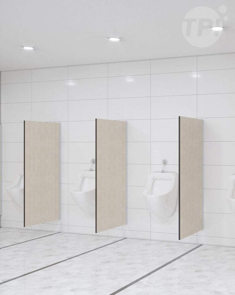 Urinal / Privacy Screen - Wall Mounted - Toilet Partition Industries